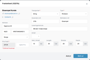 MyBring – Duell
